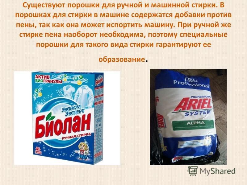 Презентация на тему: "Современные средства для стирки белья ...