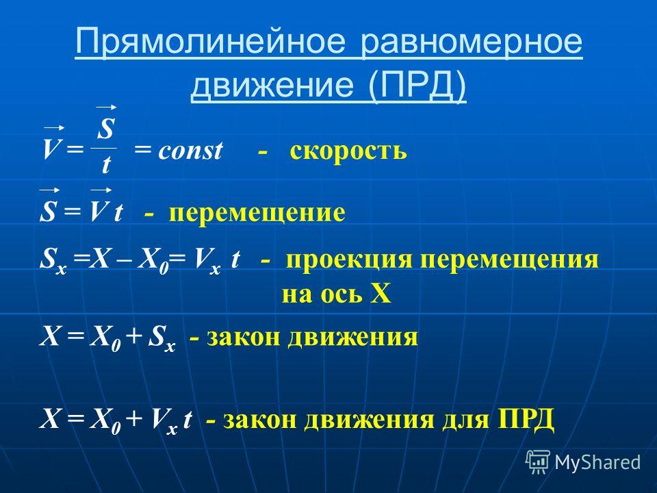 Презентация на тему Прямолинейное равномерное движение ПРД Пример